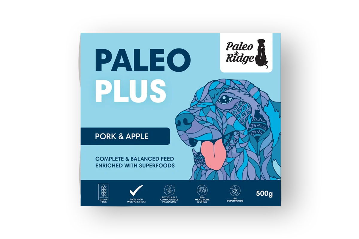 Paleo Ridge Paleo Plus Pork & Apple (500g) – Quantock Country Store